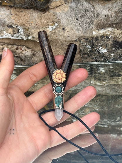 Kuripe Aya Wood Hapé Pipe – Root of the Gods